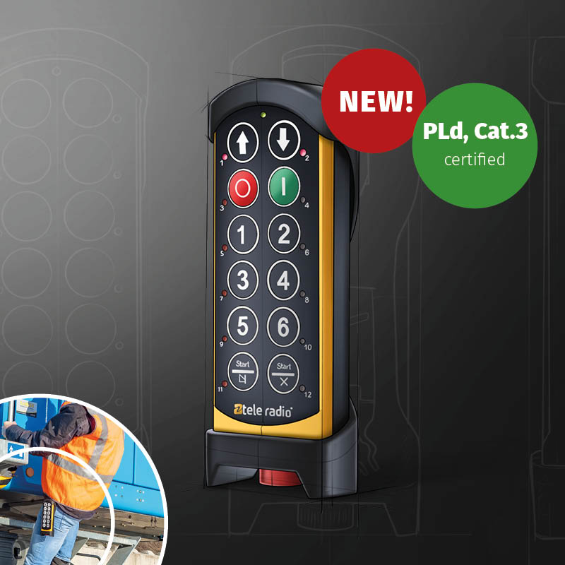 TELE RADIO PRESENTS NEW 2X12-STEP PUSH-BUTTON PLD CERTIFIED HANDHELD ...